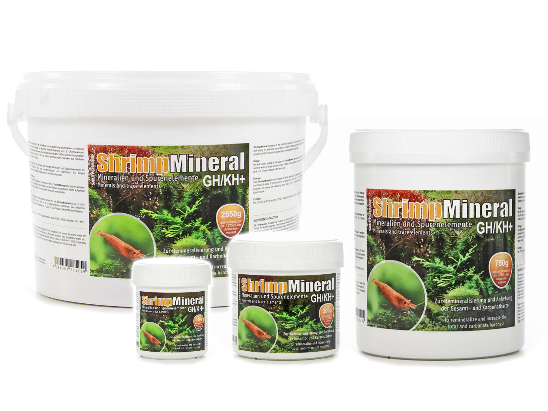 SaltyShrimp Shrimp Mineral GH/KH+ - Water conditioner / minerals | GARNELENHAUS