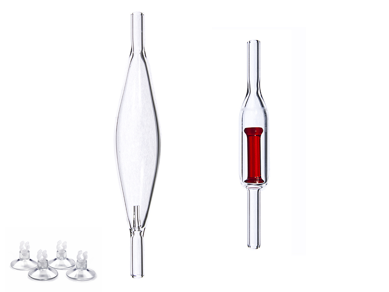 Garnelenhaus - CO2 Glass Counter Conic, incl. check valve | GARNELENHAUS