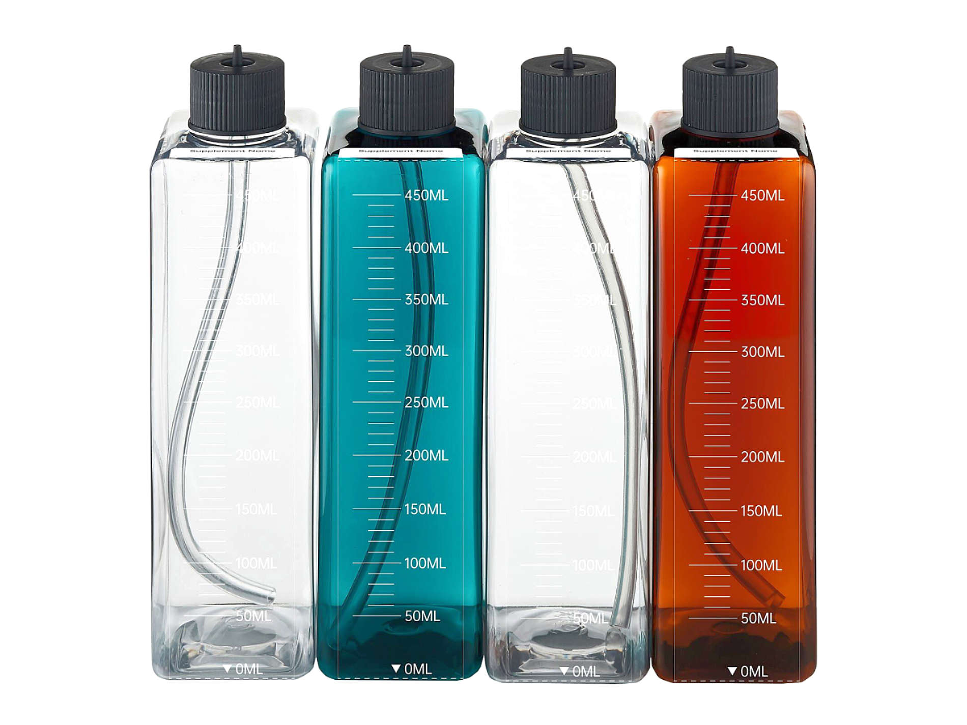 Chihiros Dosing Bottles / Container, 450 ml, 4 pcs. | GARNELENHAUS