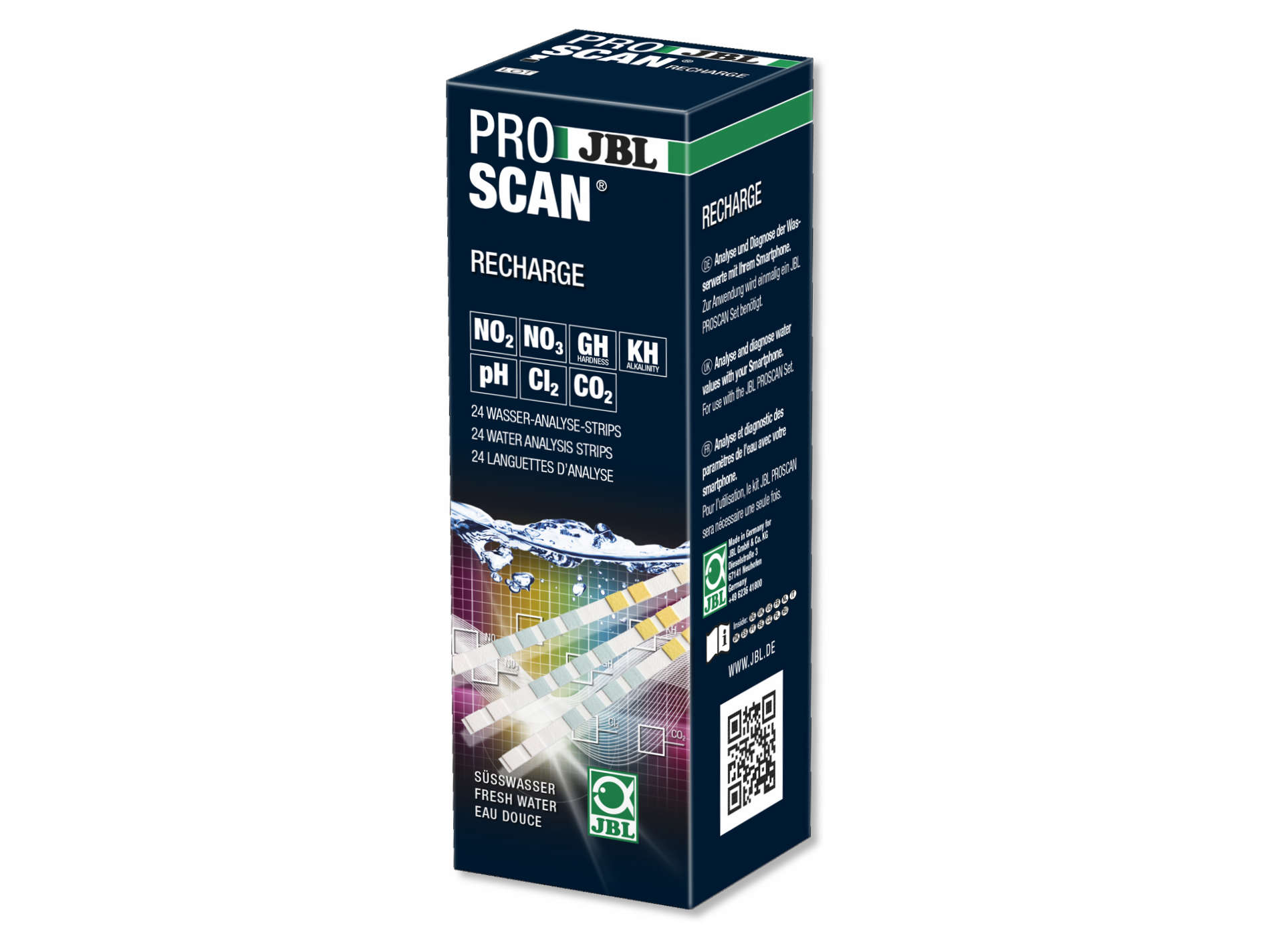 JBL PROSCAN Recharge water analysis test strips refill pack, 24 pieces ...