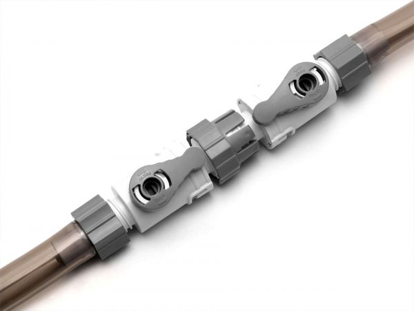 UNS Delta Quick Release Double Tap Valves | GARNELENHAUS