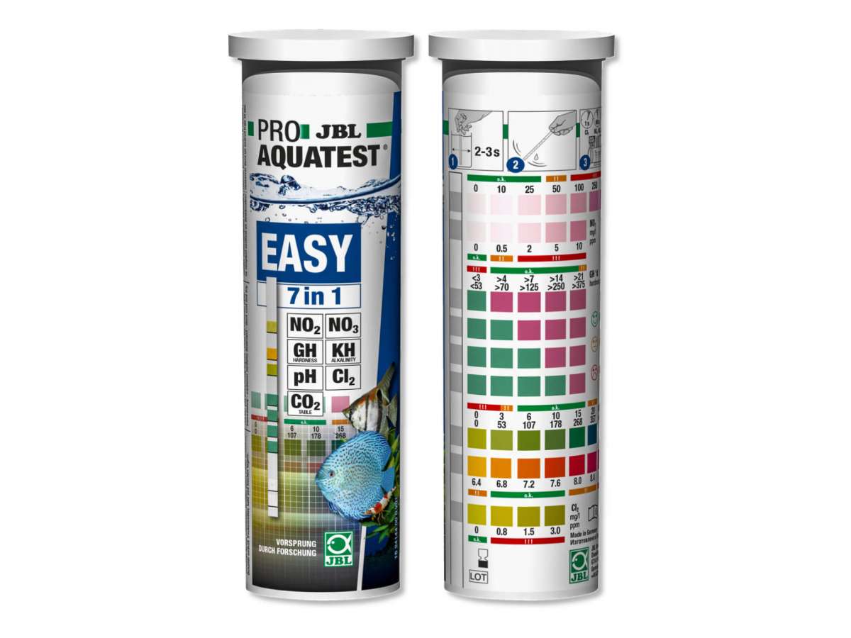 JBL JBL Pro Aquatest Easy 7in1, Test Strips for Aquarium | GARNELENHAUS